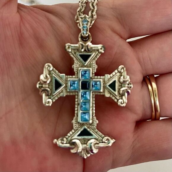Vatican Collection | Jewelry | Vintage Vatican Collectionblue Crystal ...